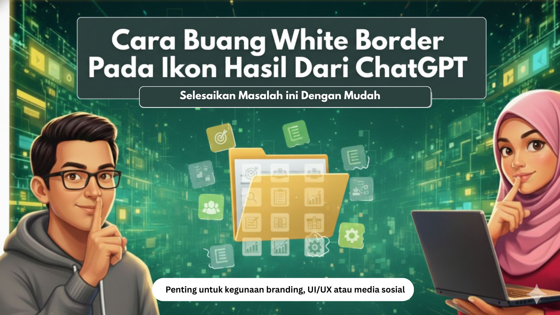 Cara Buang White Border Pada Ikon Hasil Dari ChatGPT